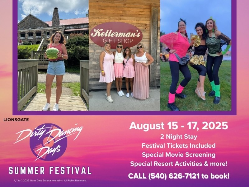 Dirty Dancing® Weekends at Mountain Lake Lodge – Experience Kellerman’s ...
