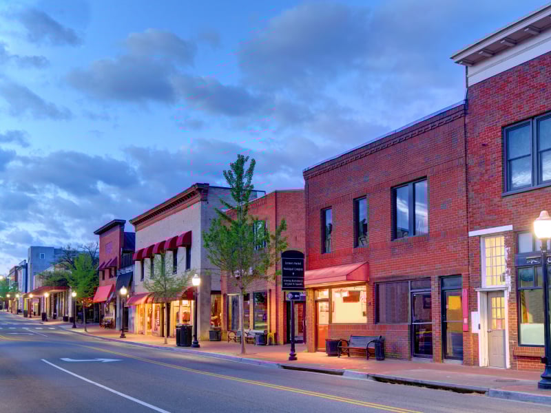 Downtown Blacksburg | Mountain Lake Lodge